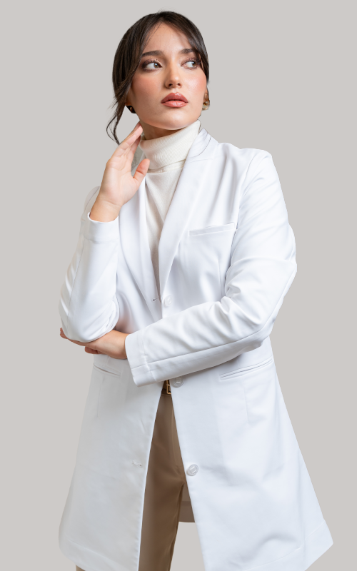 Medical Appearance | Chic Trim Trimmed Lab Coat