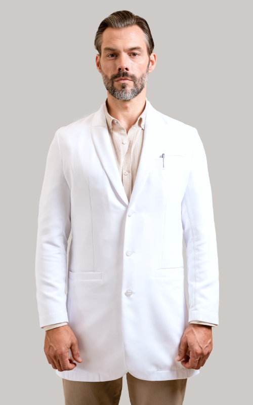 Medical Appearance | Peak Trimmed Lab Coat