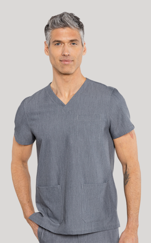 RothWear Men's Comfort Stretch Dentistry Medical Scrub Top