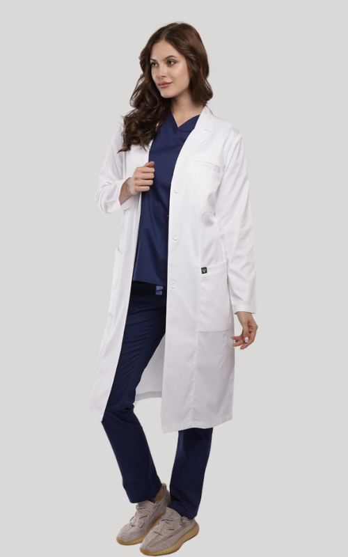 Virus Flex Comfort Queen Long Lab Coat | Medical appearance | Lapcoat ...